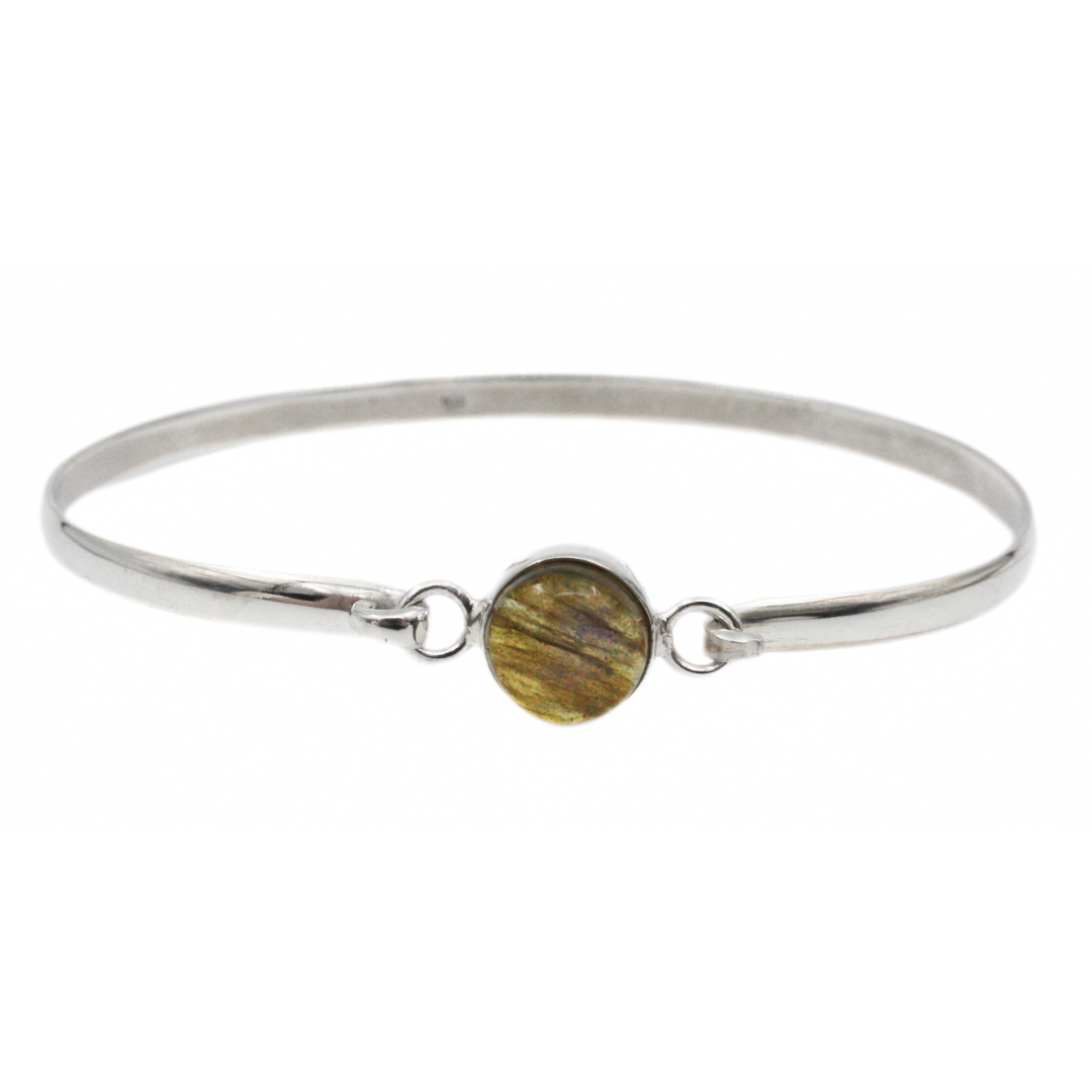 Statement Labradorite Bangle | MyBeautifulBuddha