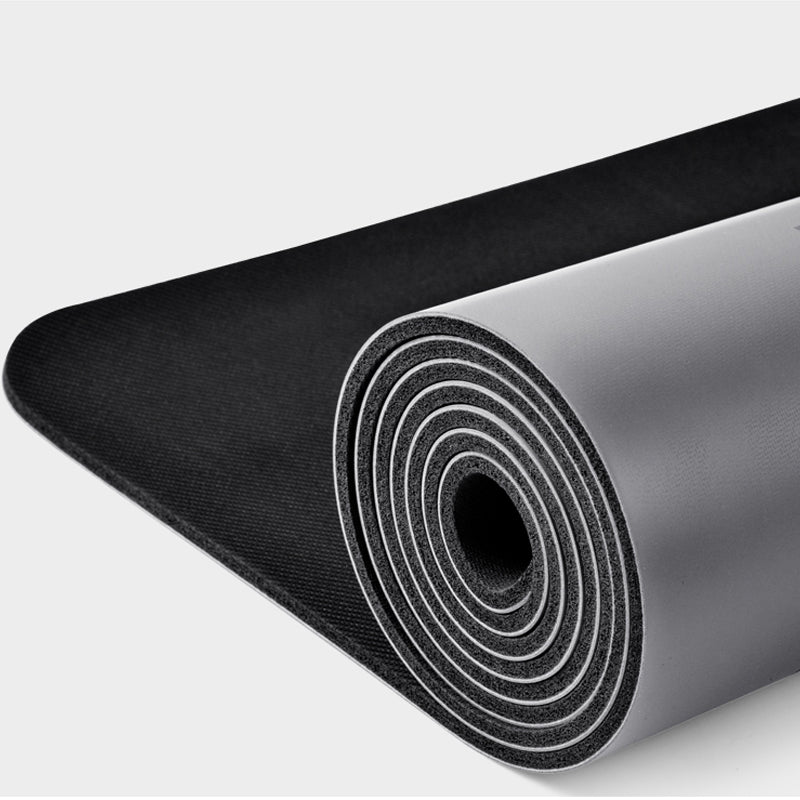 Premium Yoga Mat - Wolf Grey + Carry Stretch Strap | MyBeautifulBuddha